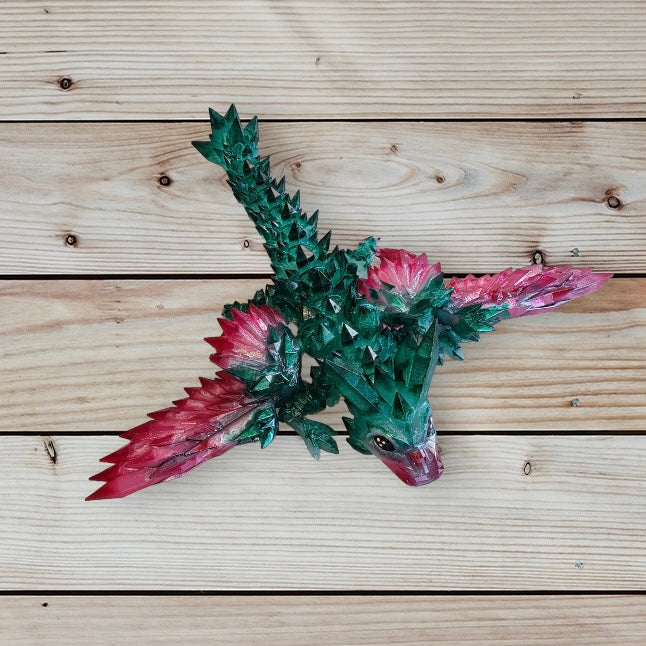 3D Printed UV Resin Tiny Articulated Crystalwing Dragon – Three29 Designs